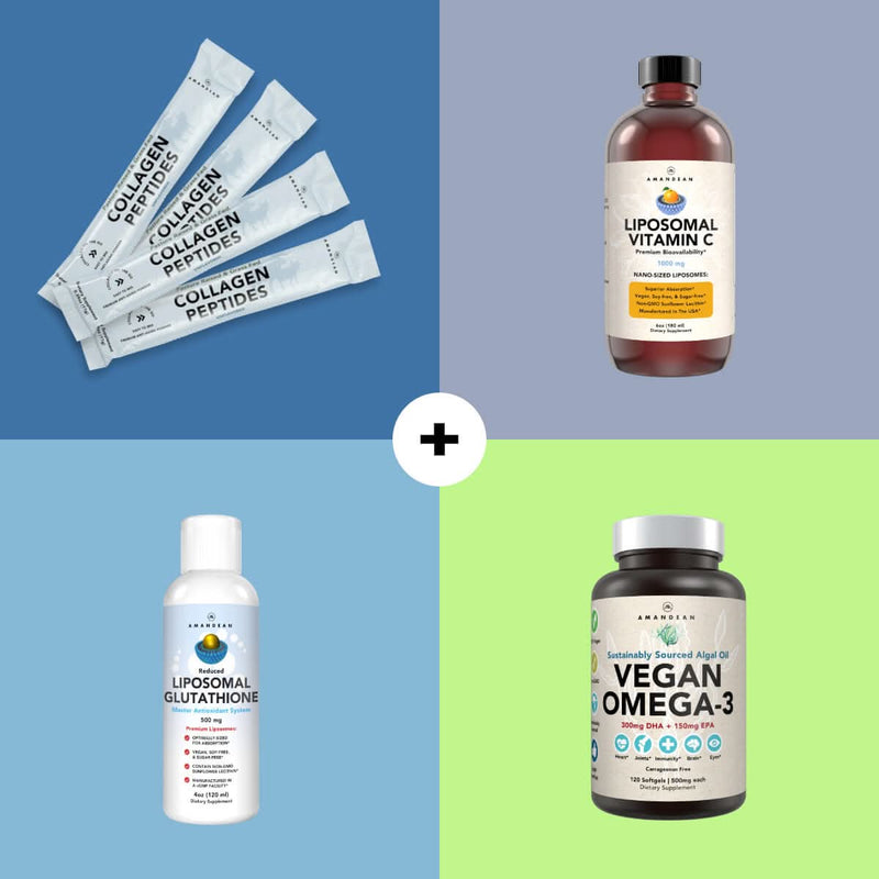 Collagen Peptides 30 Individual Packets - Amandean